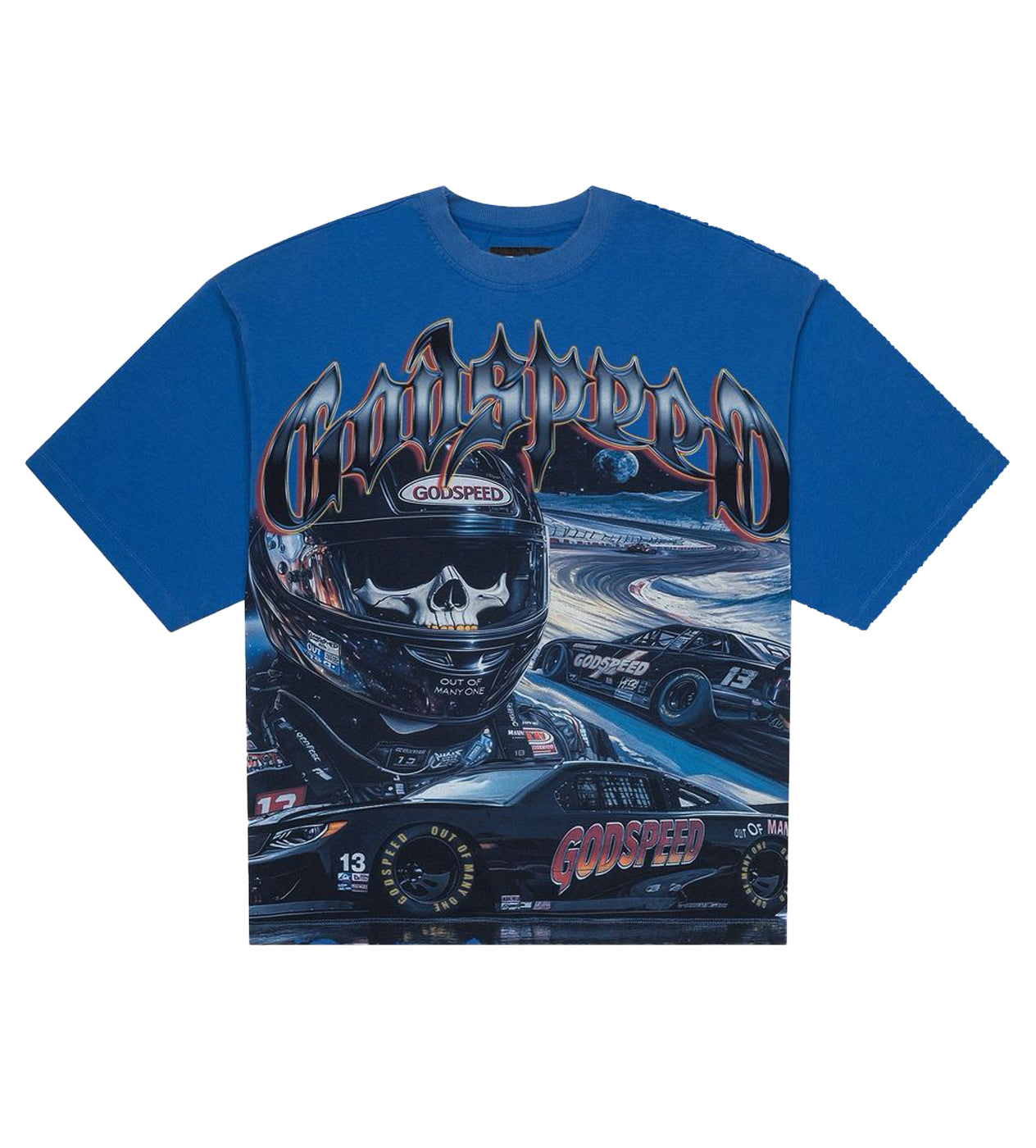 Godspeed Le Dernier Tee Blue – Restock AR