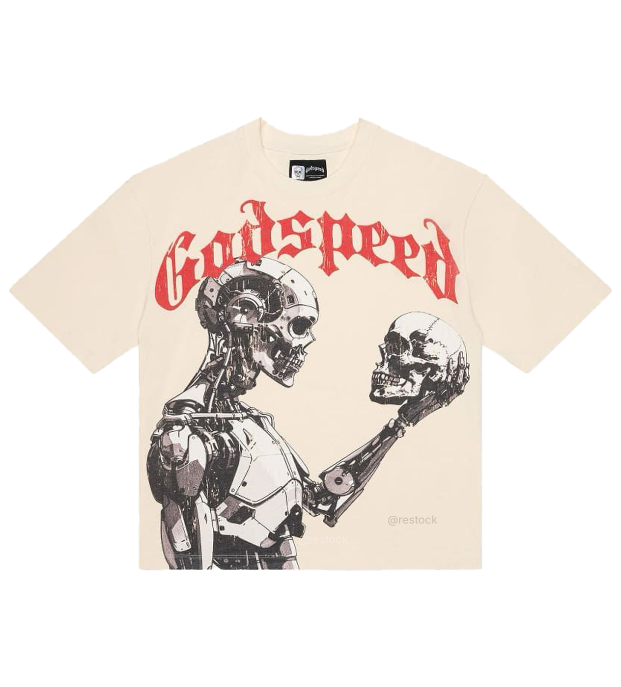 Godspeed Mankind vs AI 3 Tee Bone/Red – Restock AR