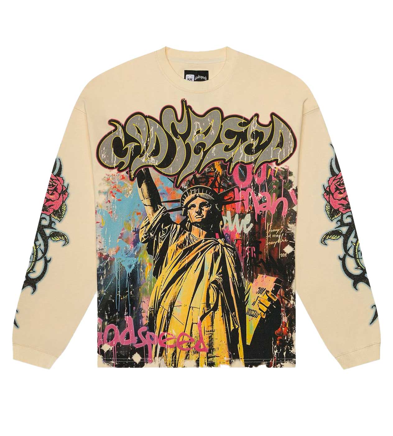 Godspeed Vandal L/S Tee Bone – Restock AR