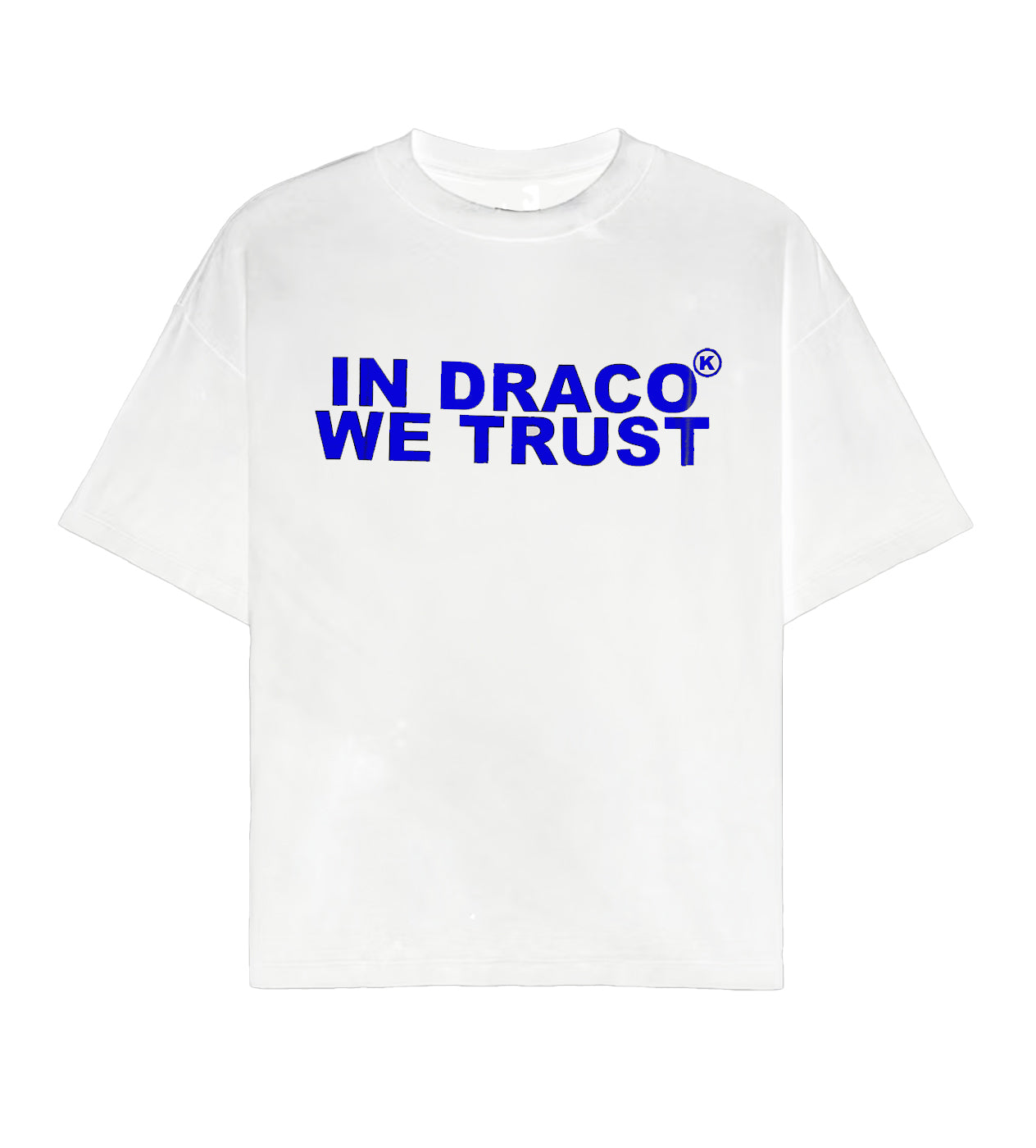 Kixkz Clothing In Draco We Trust Tee White/Blue – Restock AR