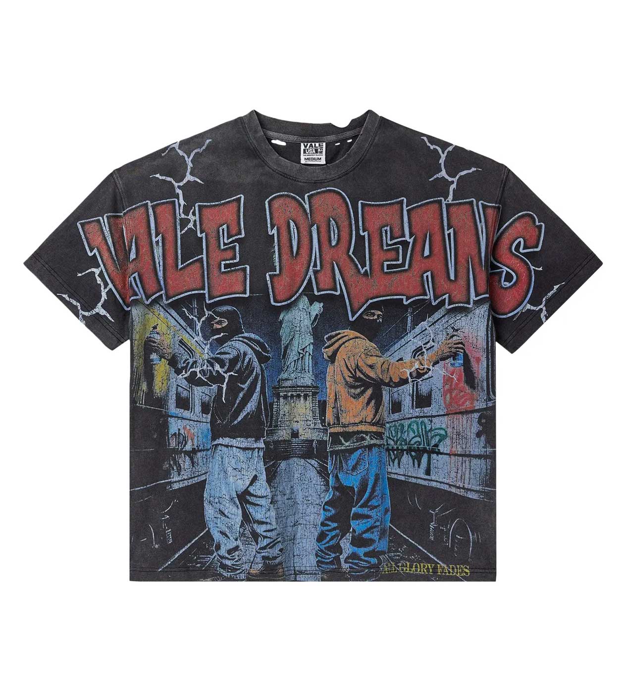 Vale Forever Tag Big Tee Black – Restock AR