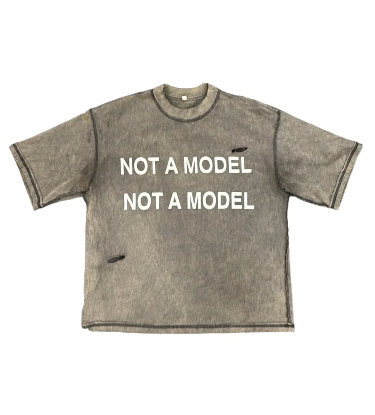 Bottega Desires Not A Model Tee Grey – Restock AR