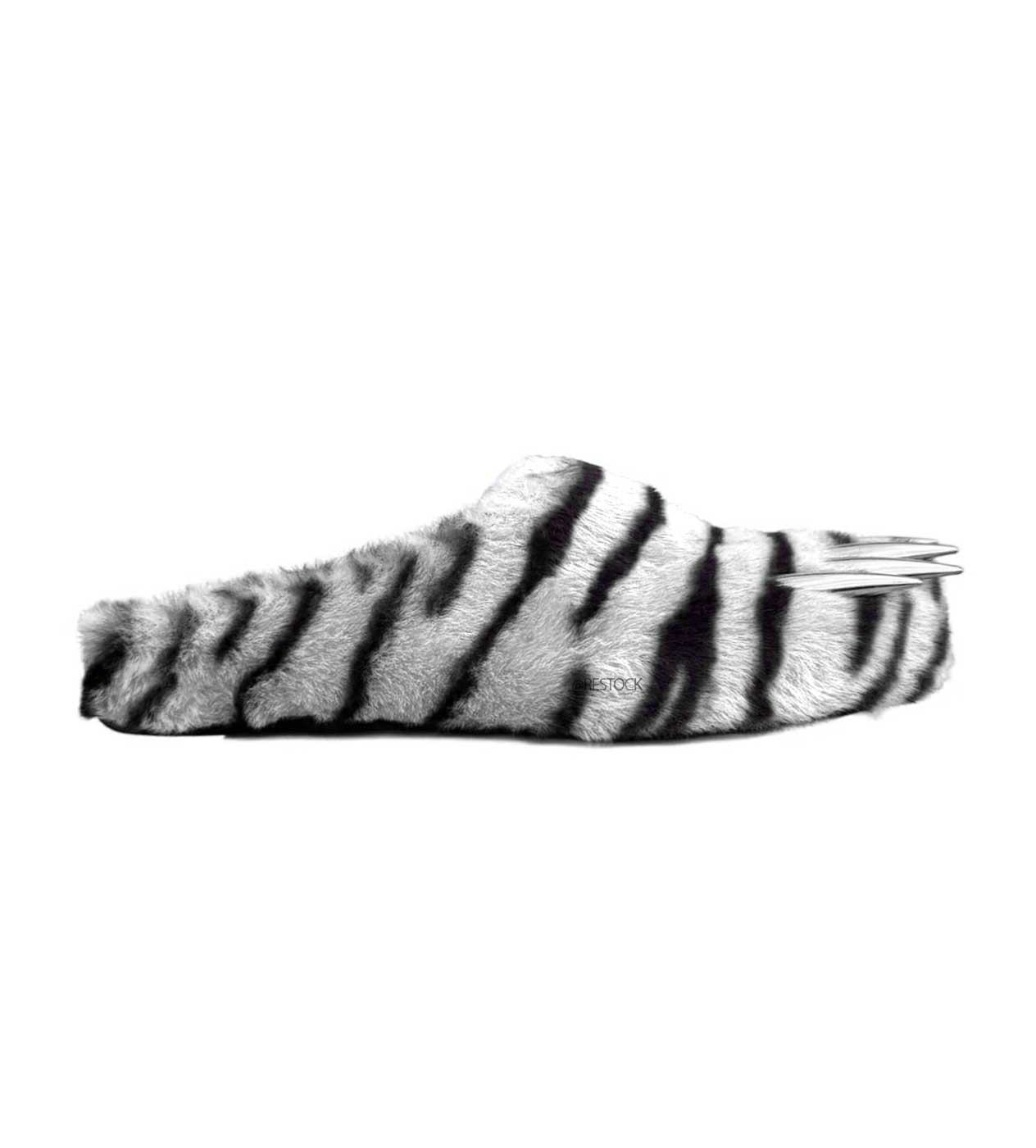 Bravest Studios Tiger Bear Claw Mule White – Restock AR