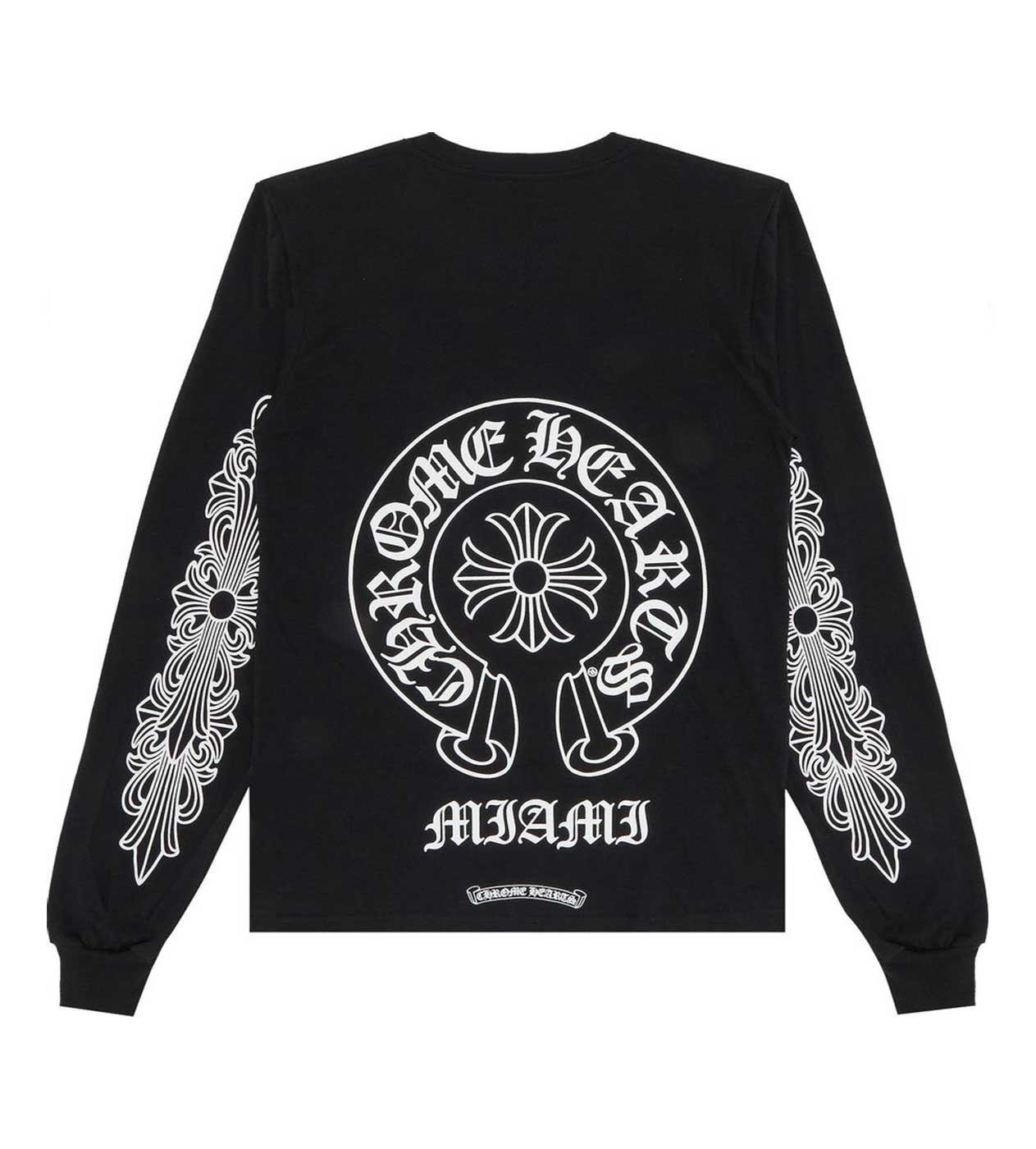 CHROME HEARTS MIAMI EXCLUSIVE BLACK L/S TEE – Restock AR