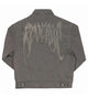 Revenge Embroidered Logo Denim Jacket Grey – Restock AR