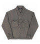 Revenge Embroidered Logo Denim Jacket Grey – Restock AR