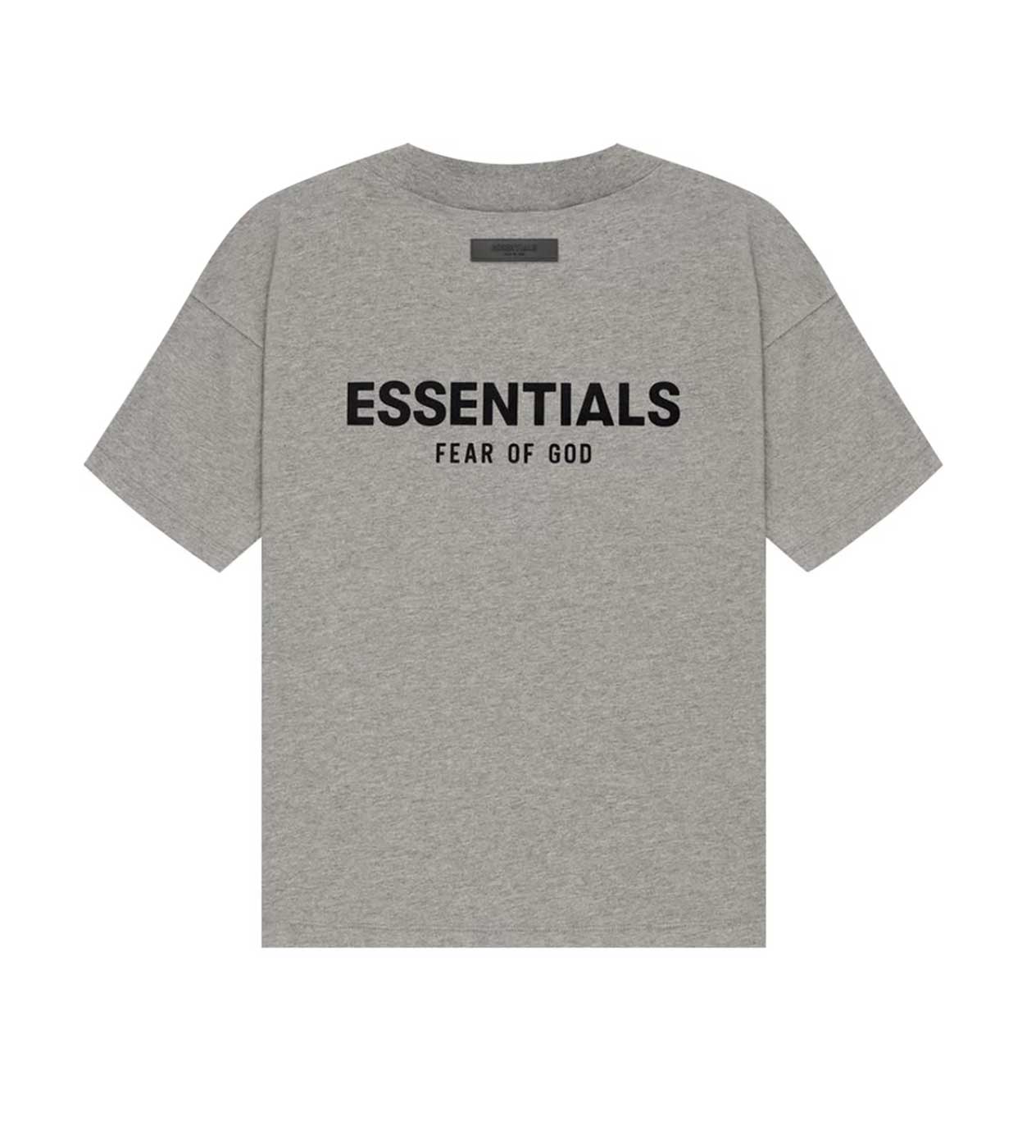 Essentials Dark Oatmeal Velvet Tee – Restock AR