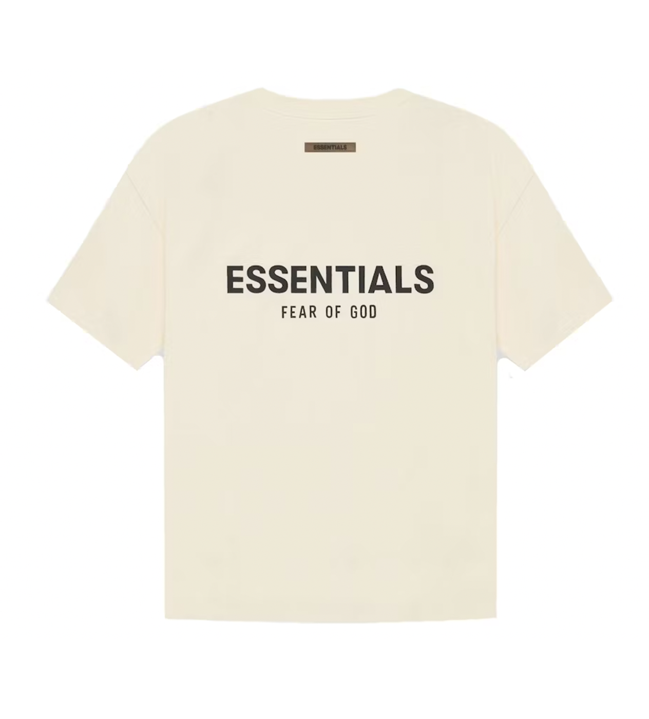 Essentials Cream Tee Back Logo – Restock AR