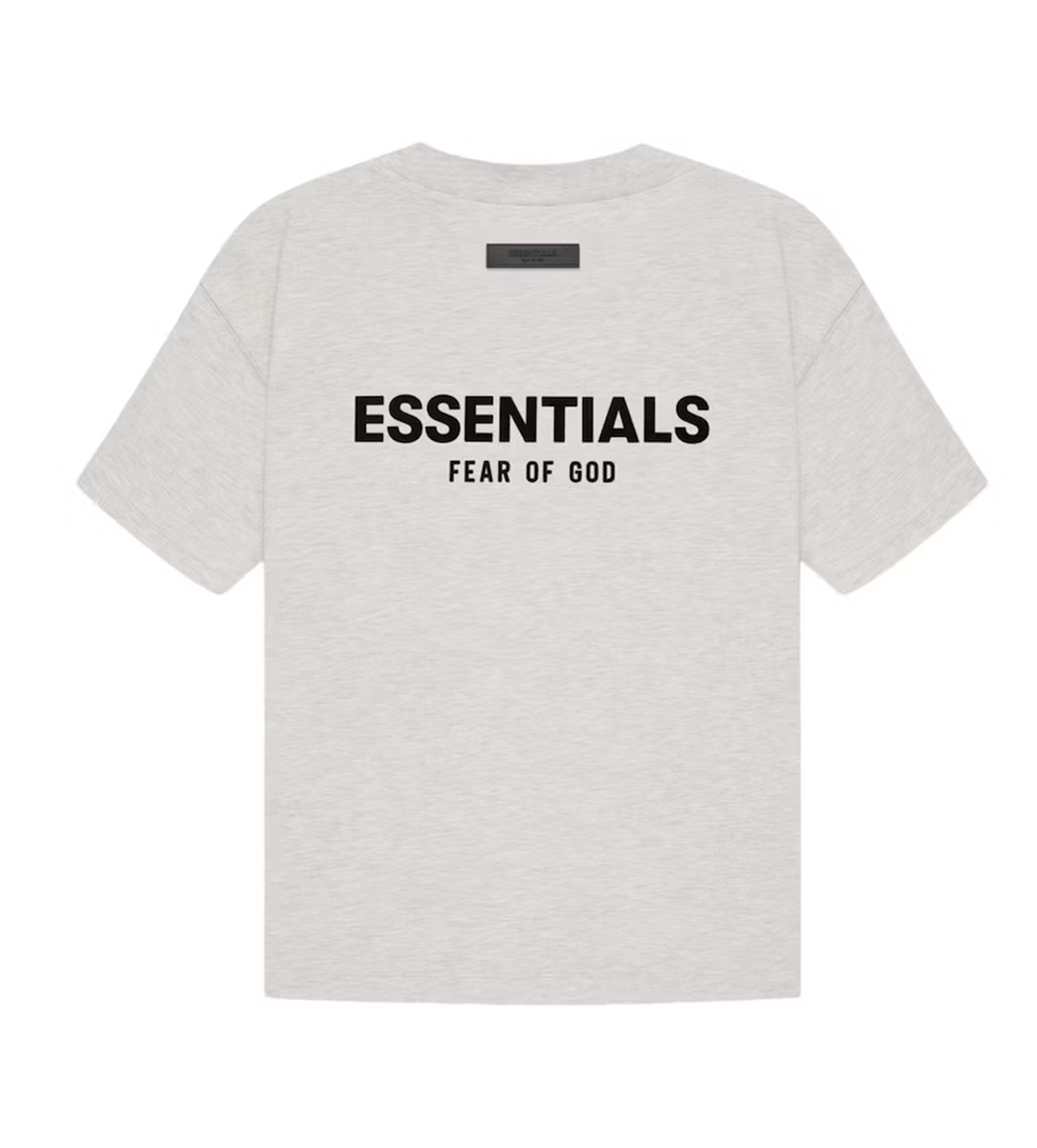 Essentials Oatmeal Tee Back Logo | Restock AR