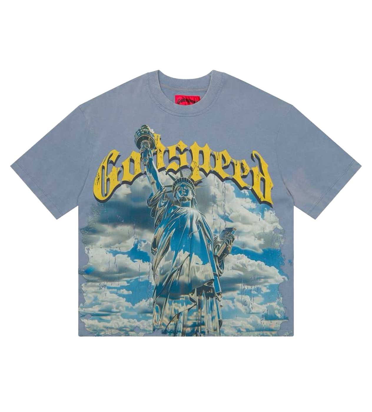 Godspeed Chrome Liberty Tee Sky Blue – Restock AR