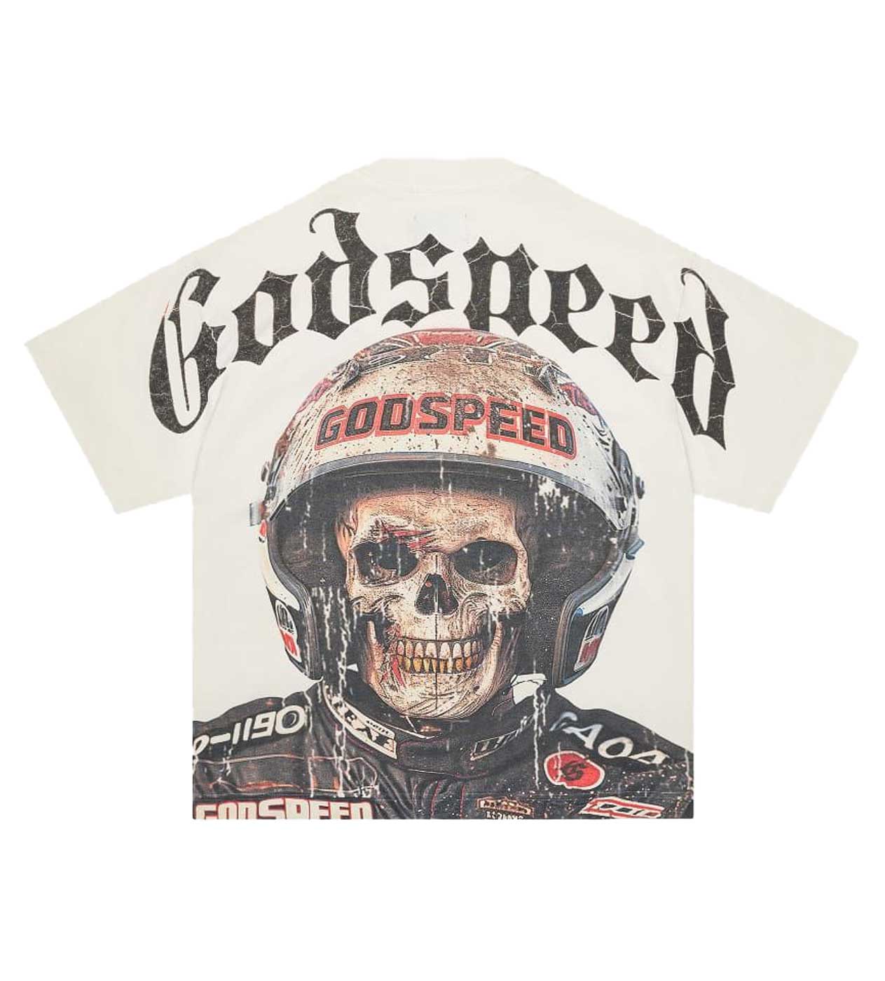 Godspeed Speedracer Tee White – Restock AR