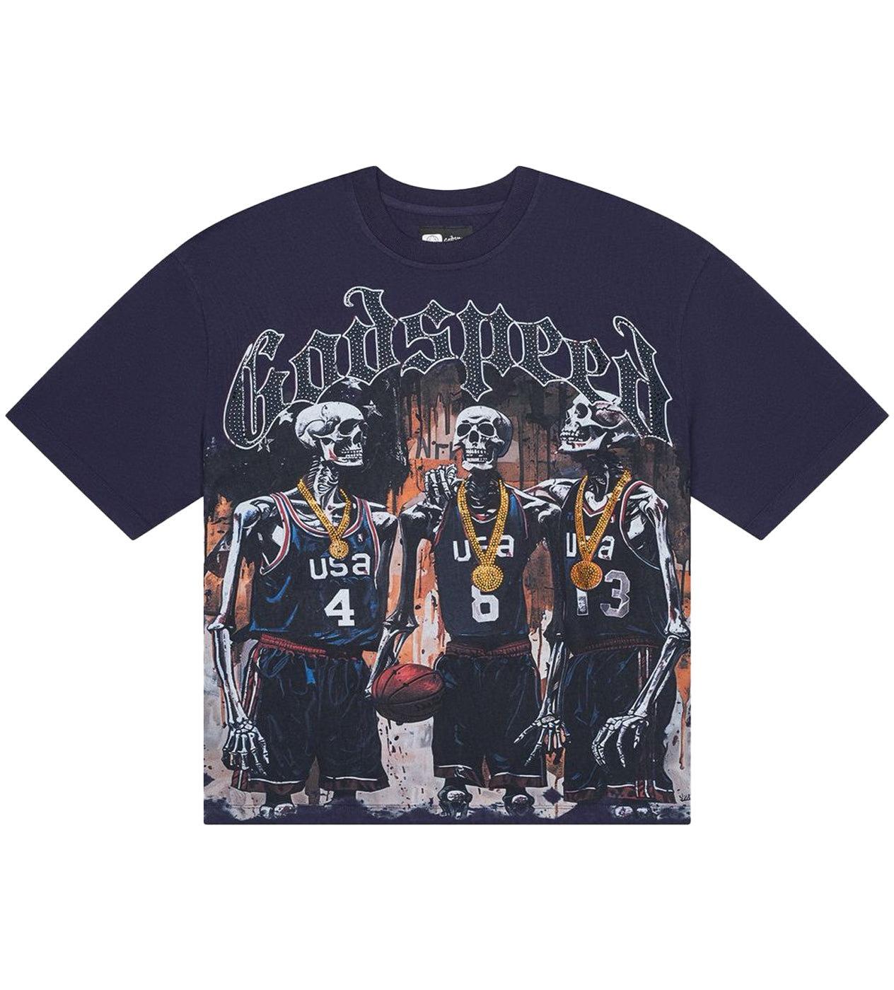 Godspeed DreamTeam VVS Tee Navy – Restock AR
