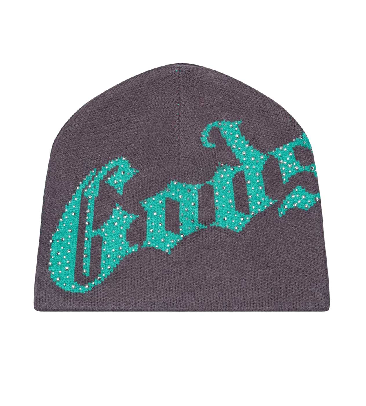 Godspeed Forever OG Logo Studded Beanie Grey/Green – Restock AR