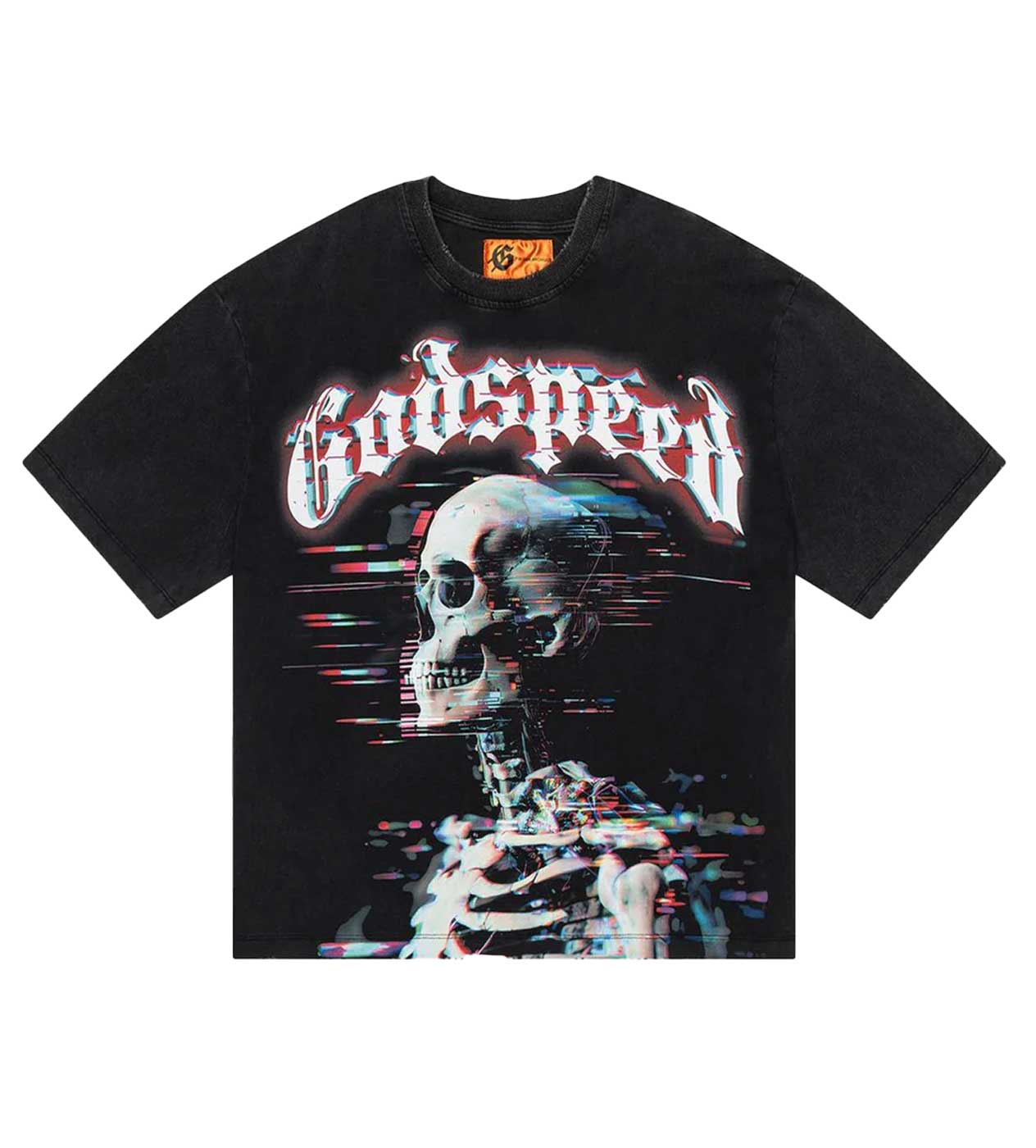 Godspeed Glitchy Tee Black – Restock AR
