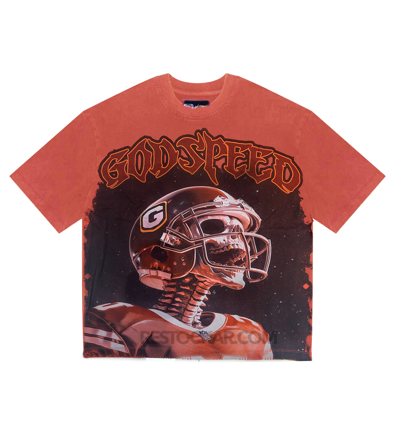 Godspeed Morale Tee Red – Restock AR