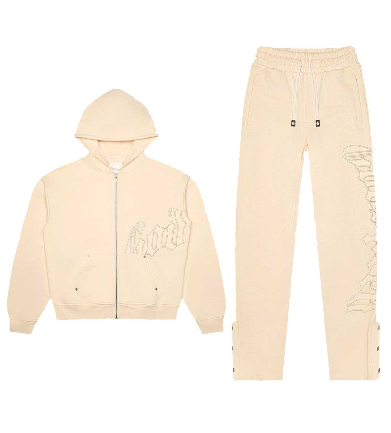 Godspeed OG Logo Sweatsuit Double Bone – Restock AR
