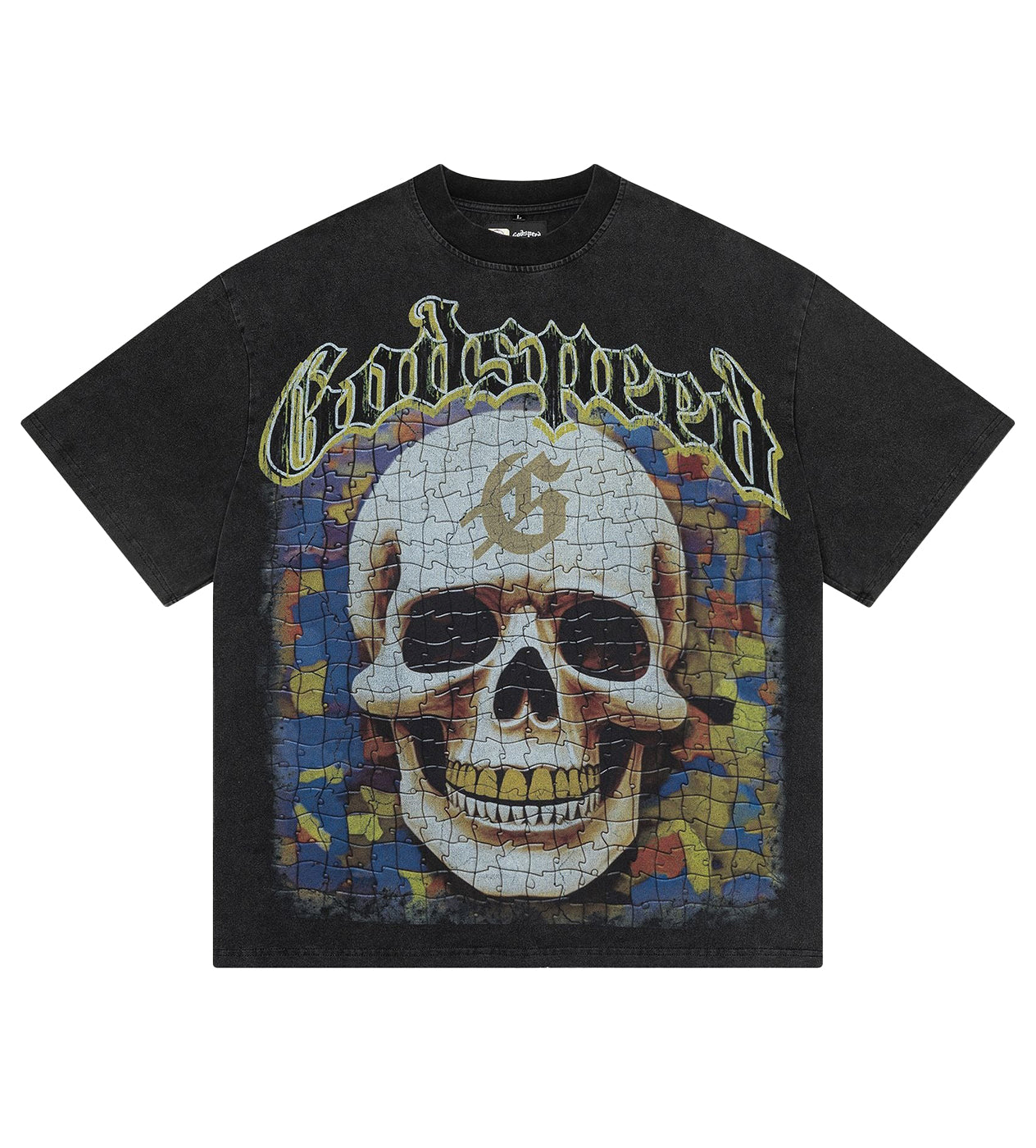 Godspeed Puzzle Tee Black – Restock AR