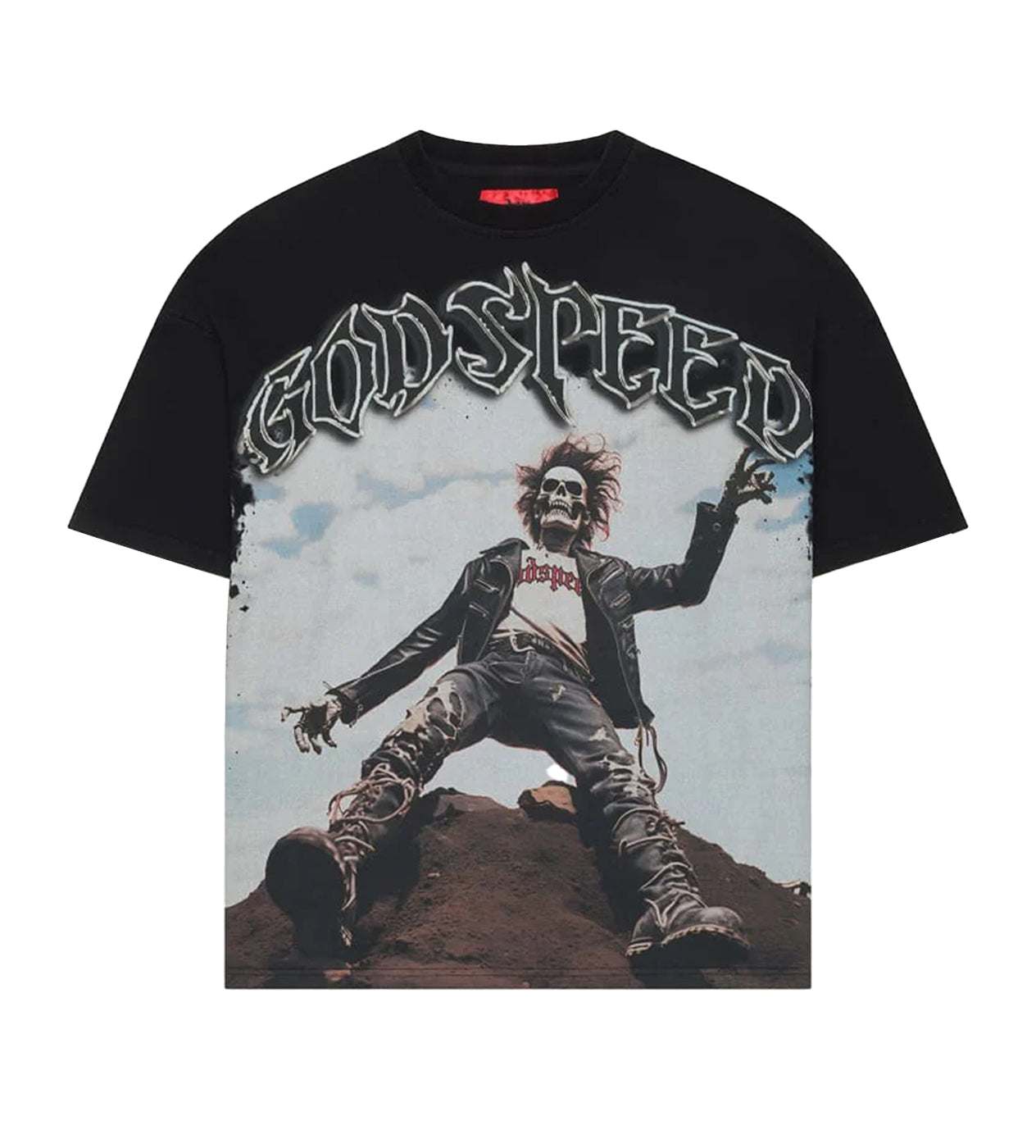 Godspeed Rocker Tee Washed Black – Restock AR