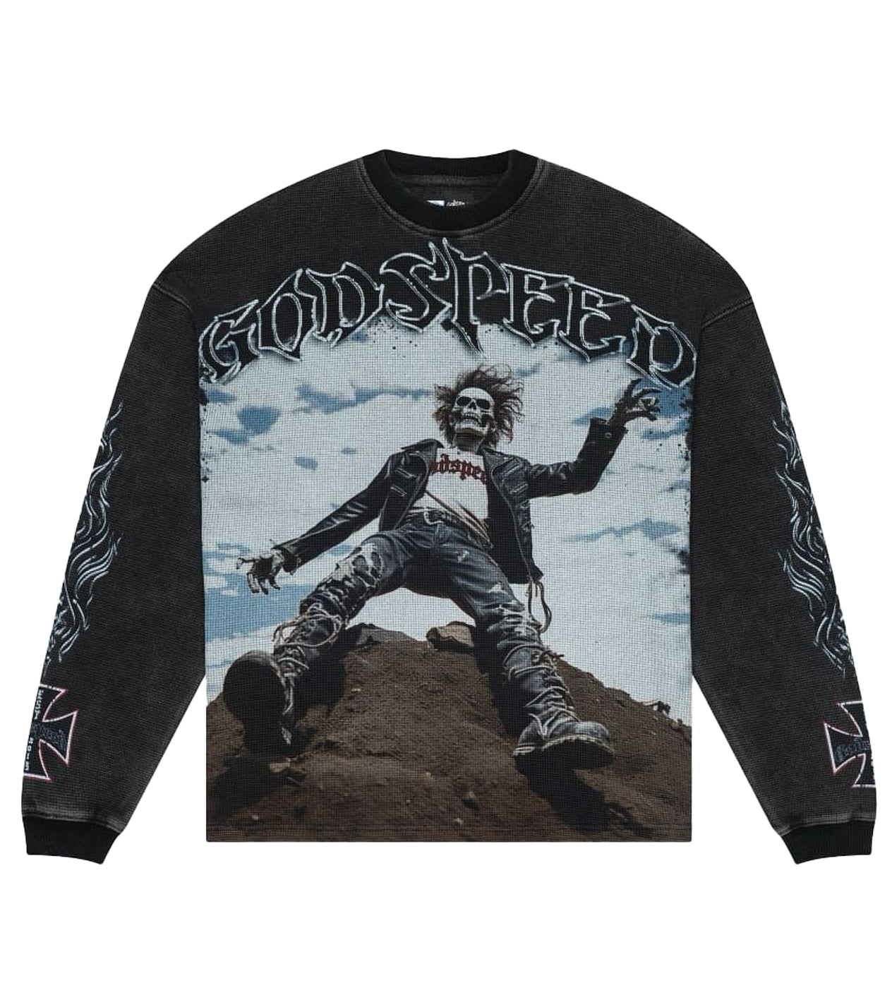 Godspeed Rocker Thermal L/S Washed Black – Restock AR