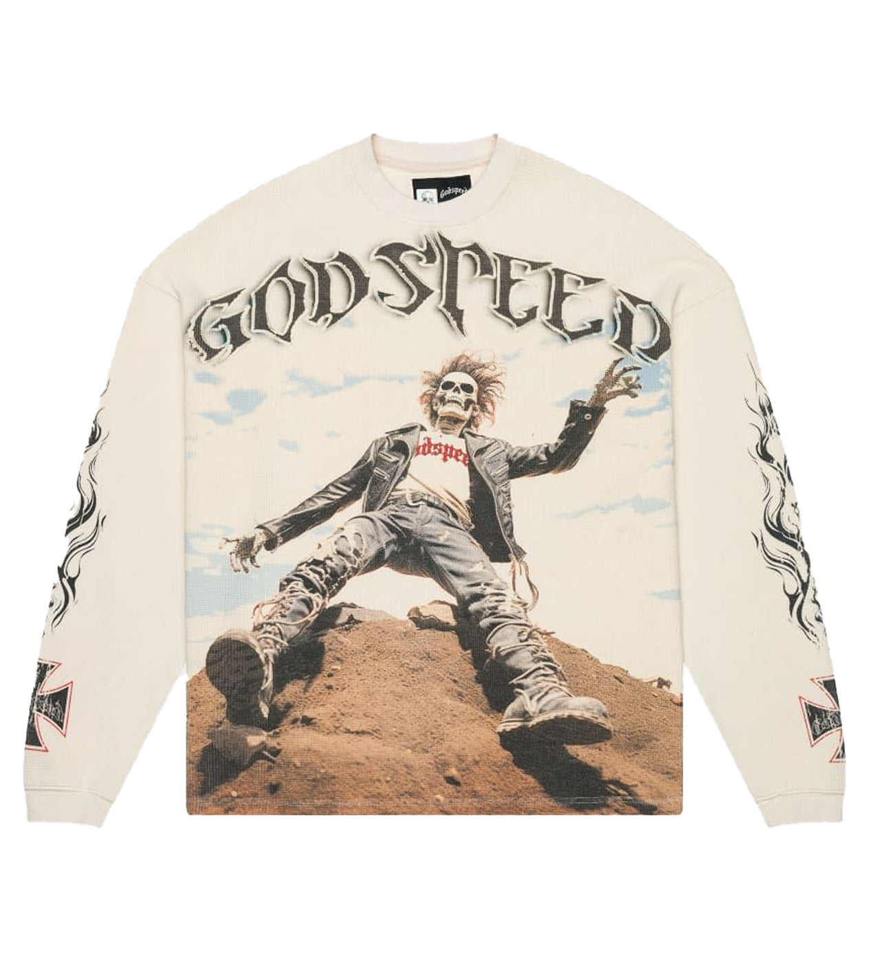 Godspeed Rocker Thermal L/S Washed Bone – Restock AR