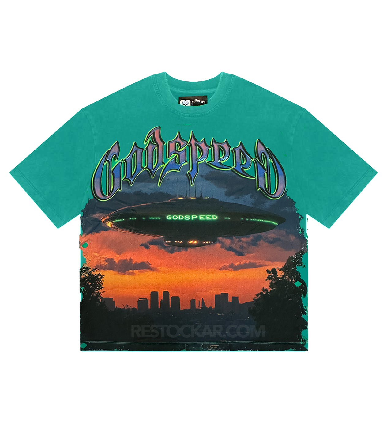 Godspeed U.A.P Tee Green – Restock AR