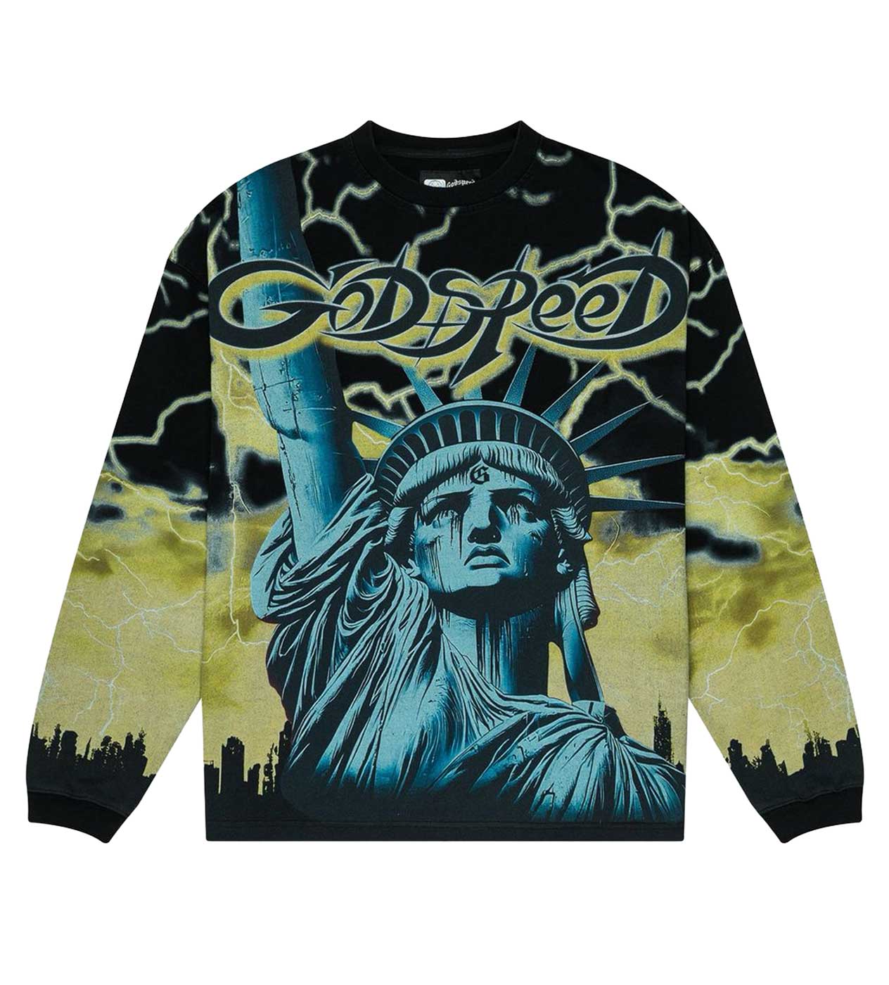 Godspeed Voltage L/S Tee Black/Yellow – Restock AR