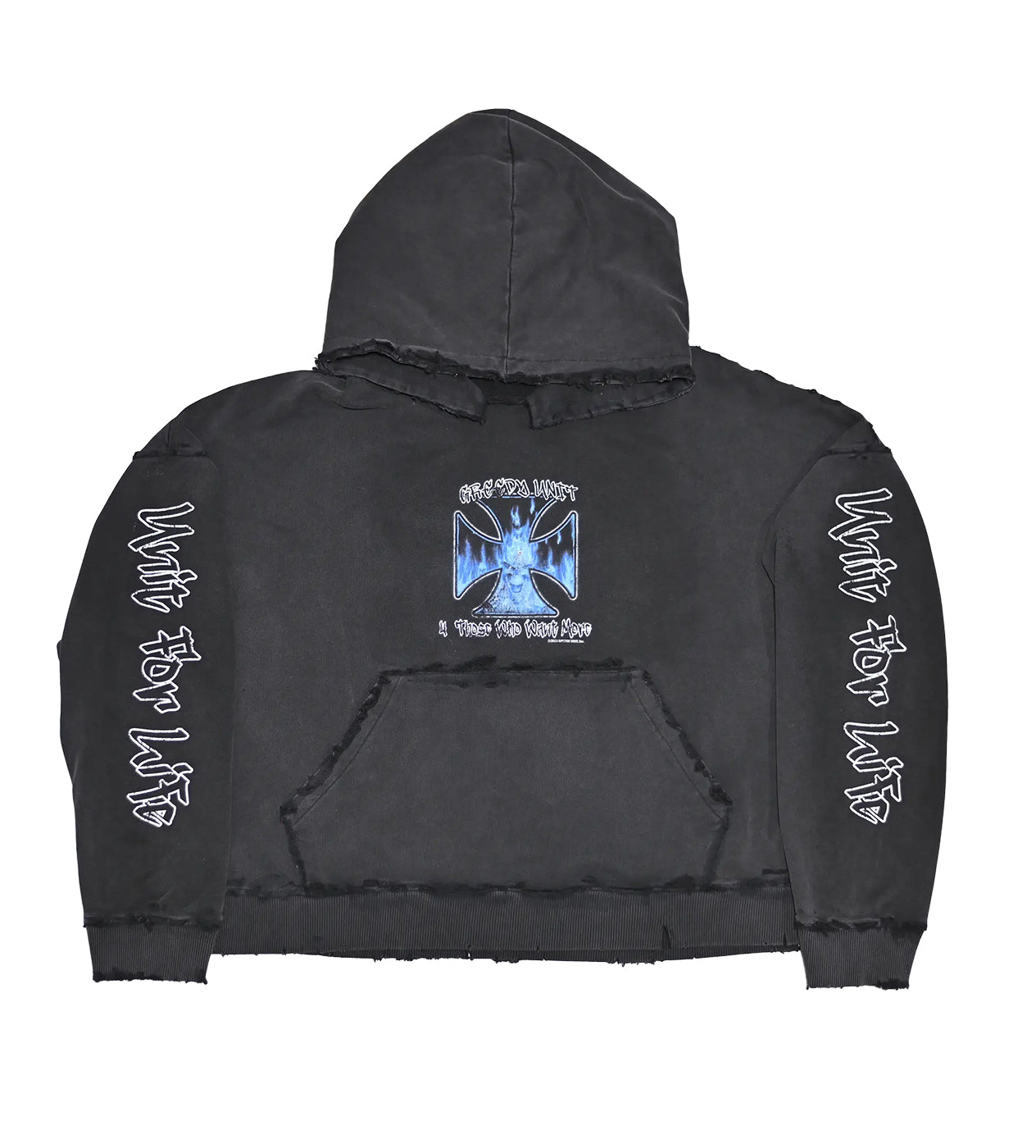 Greedy Unit Chopper Hoodie Black – Restock AR