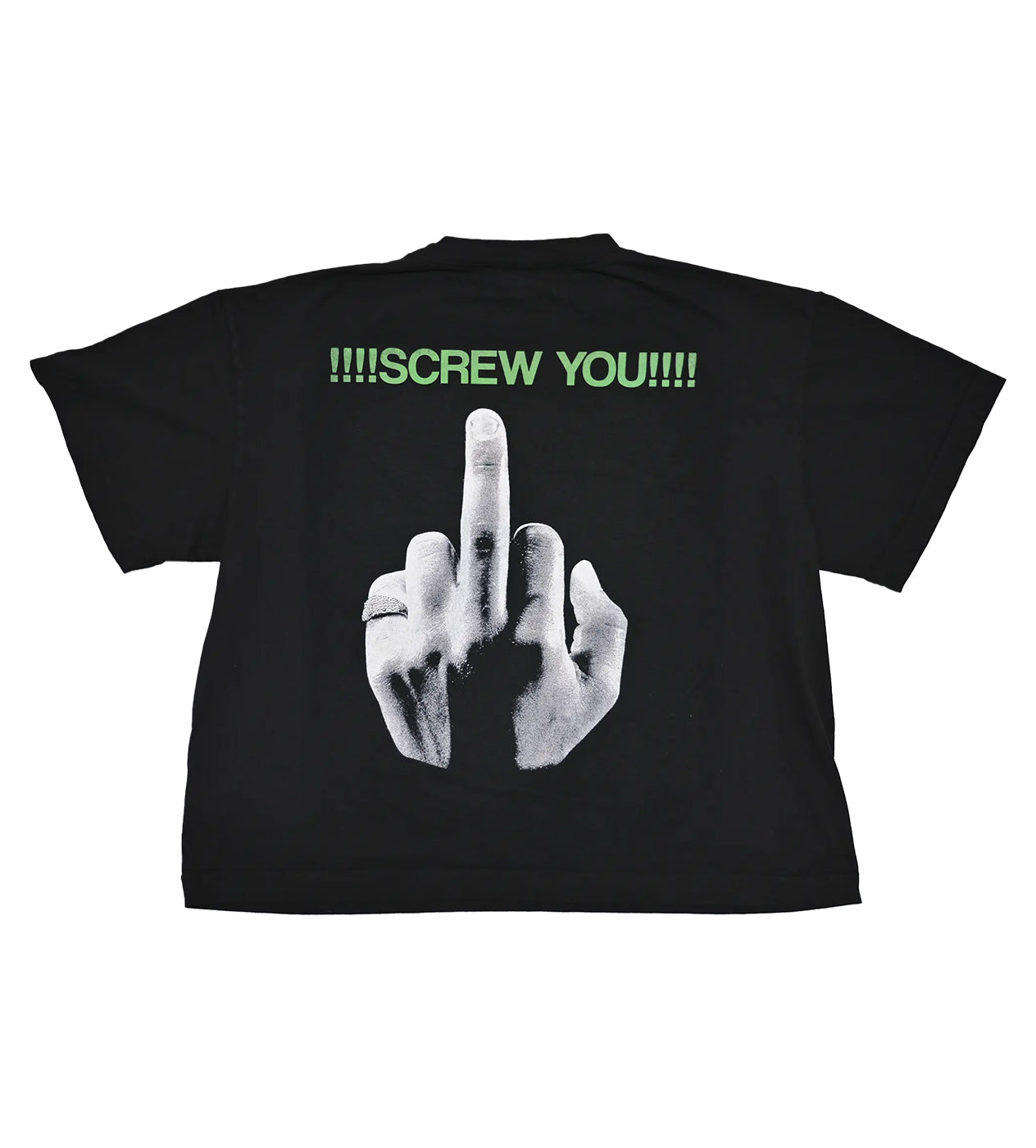 Greedy Unit Screw You Tee Black – Restock AR