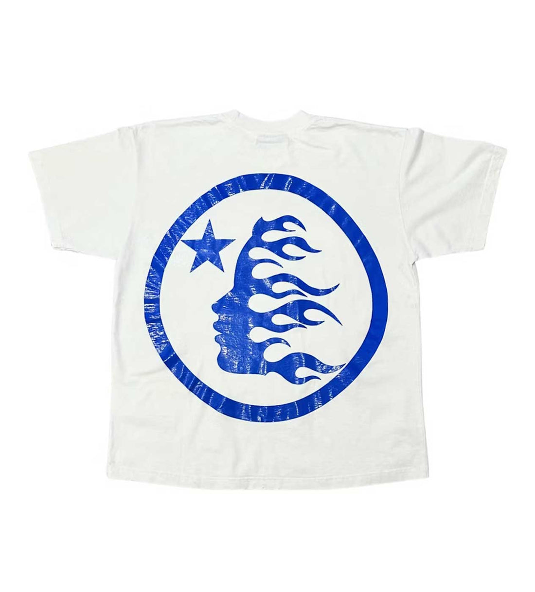 Hellstar Sport Logo Gel Tee White/Blue – Restock AR