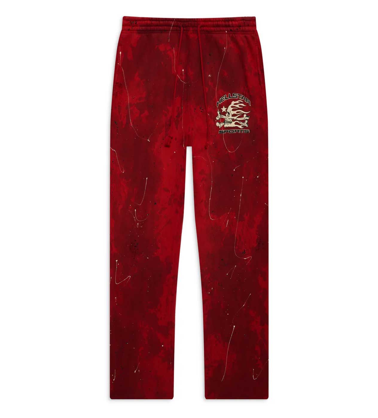 Hellstar Sports Red Tye-Dye Skull Sweatpants | Restock AR