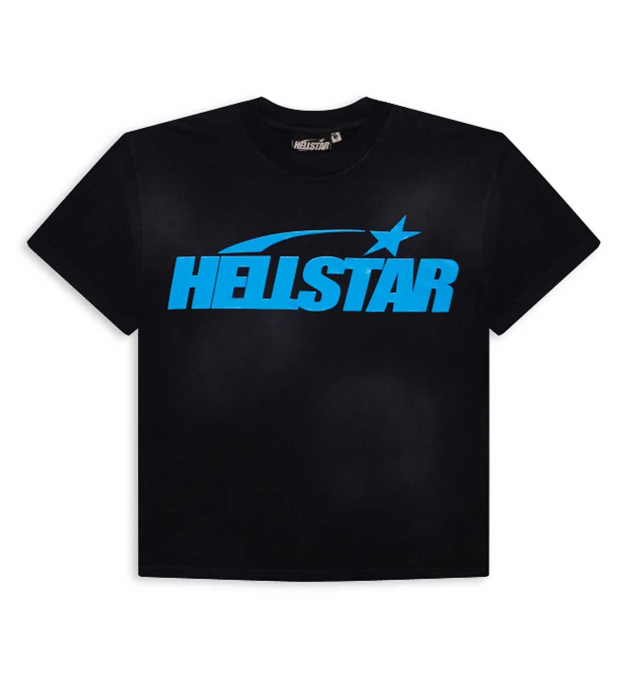 Hellstar Studios Classic Regular Print Tee Black/Blue – Restock AR