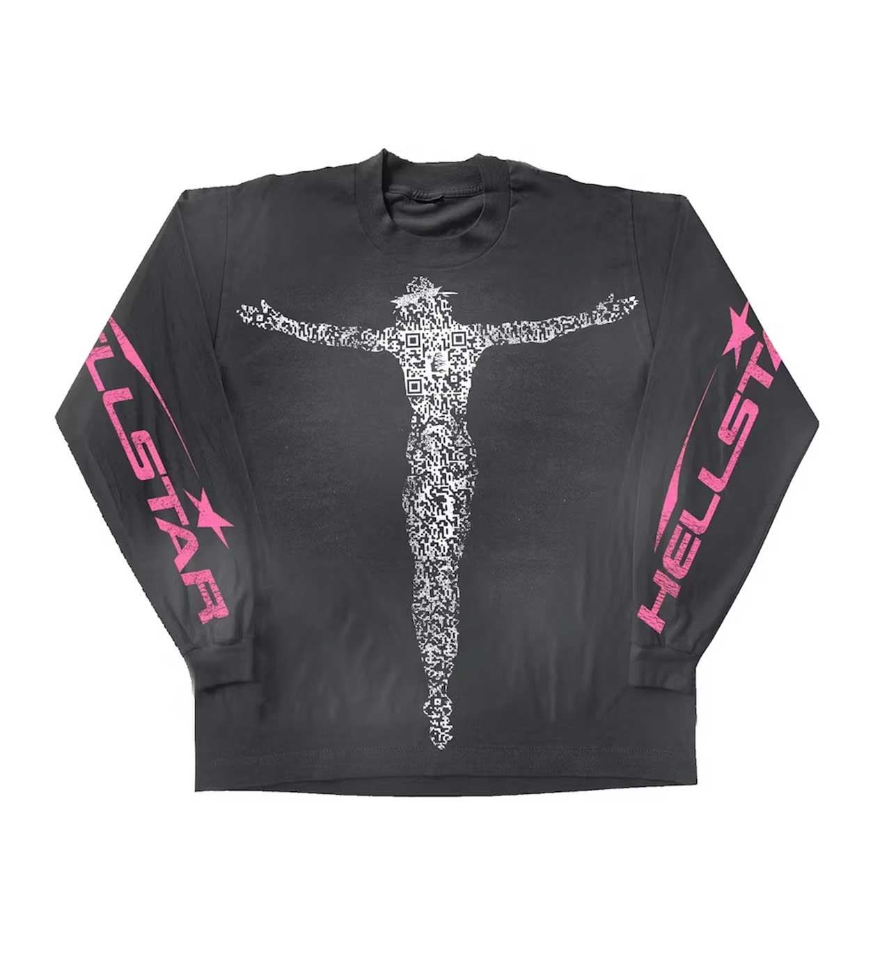 Hellstar Studios QR Code Christ Long Sleeve L/S Tee Black – Restock AR