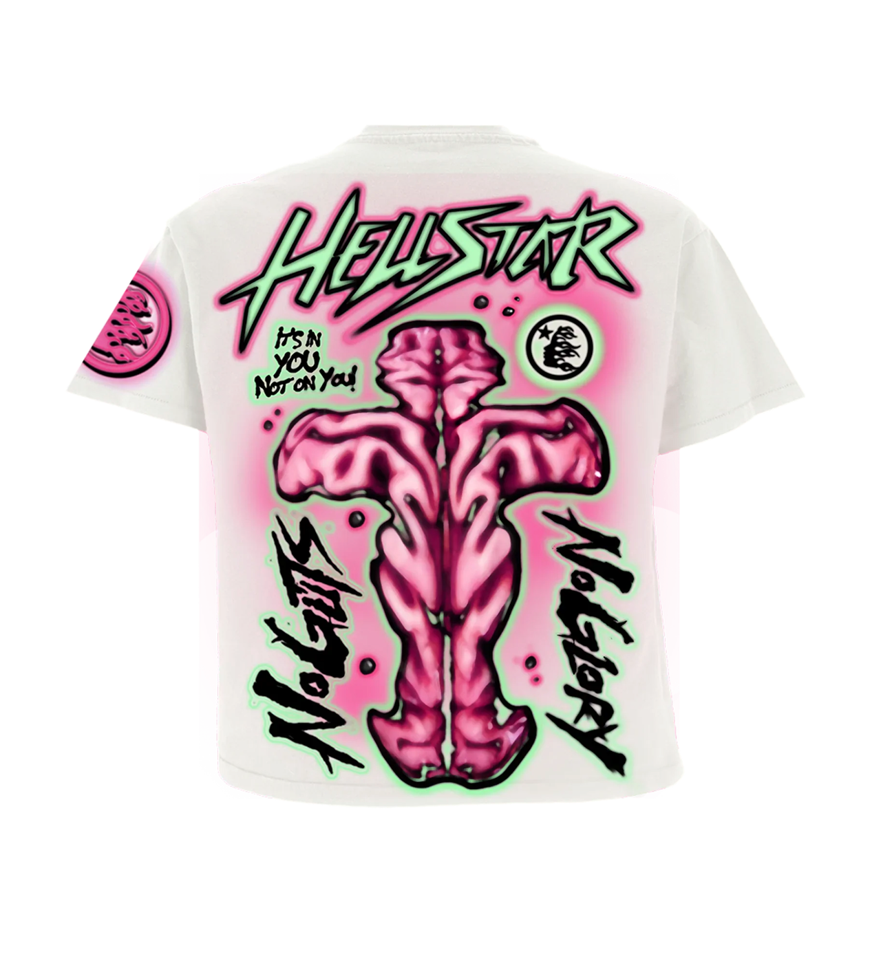 Hellstar Studios No Guts No Glory Tee Cream | Restock AR