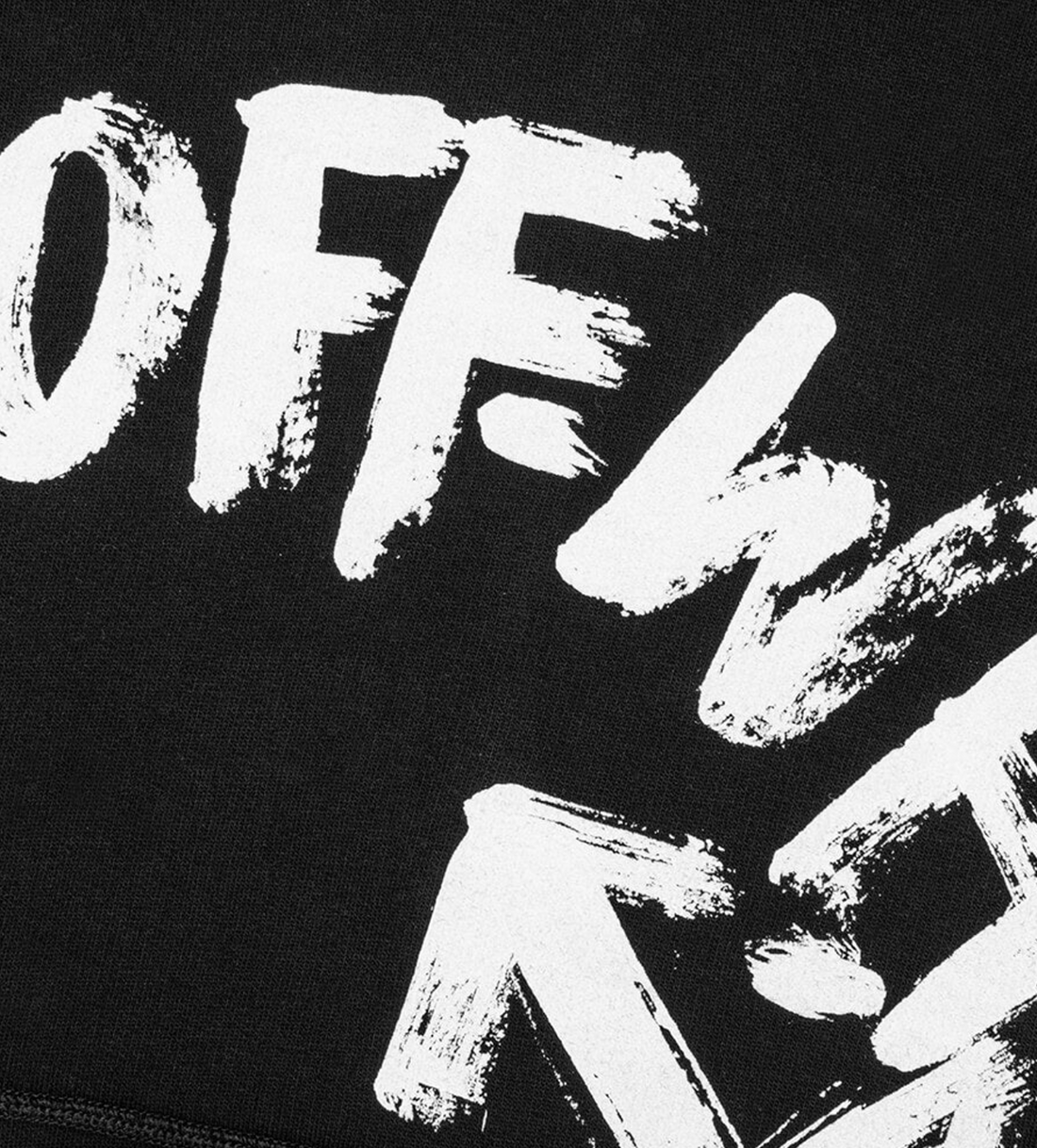 Off-White Black Paint Script Sweatshirt – Restock AR