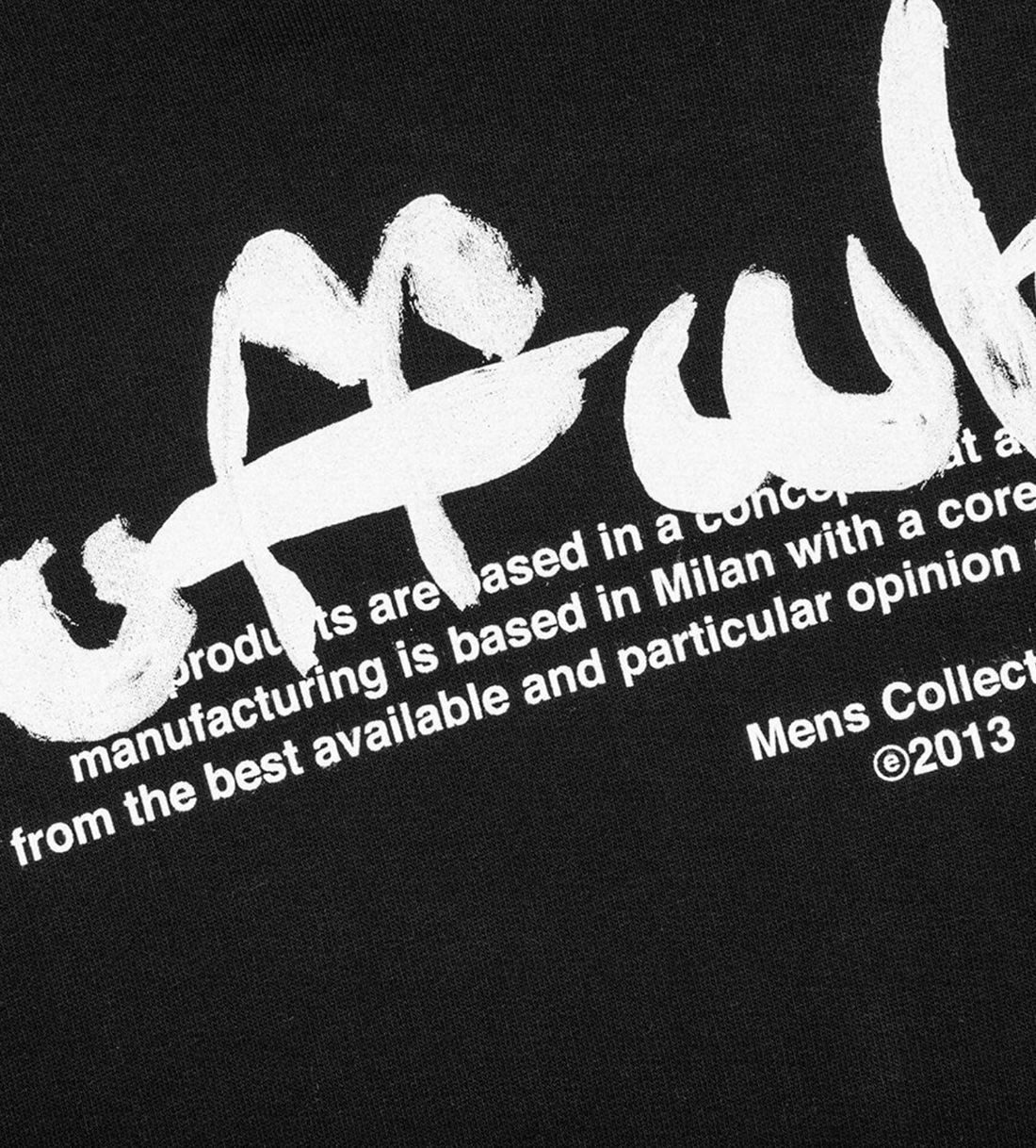 Off-White Black Paint Script Sweatshirt – Restock AR