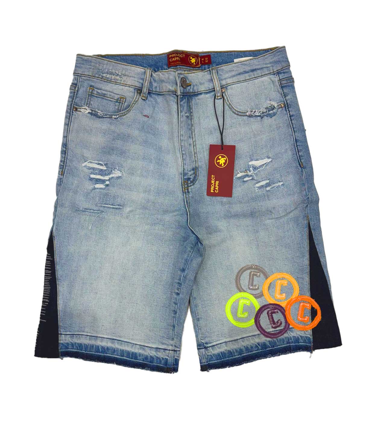 Project Capri Denim Jorts Blue – Restock AR