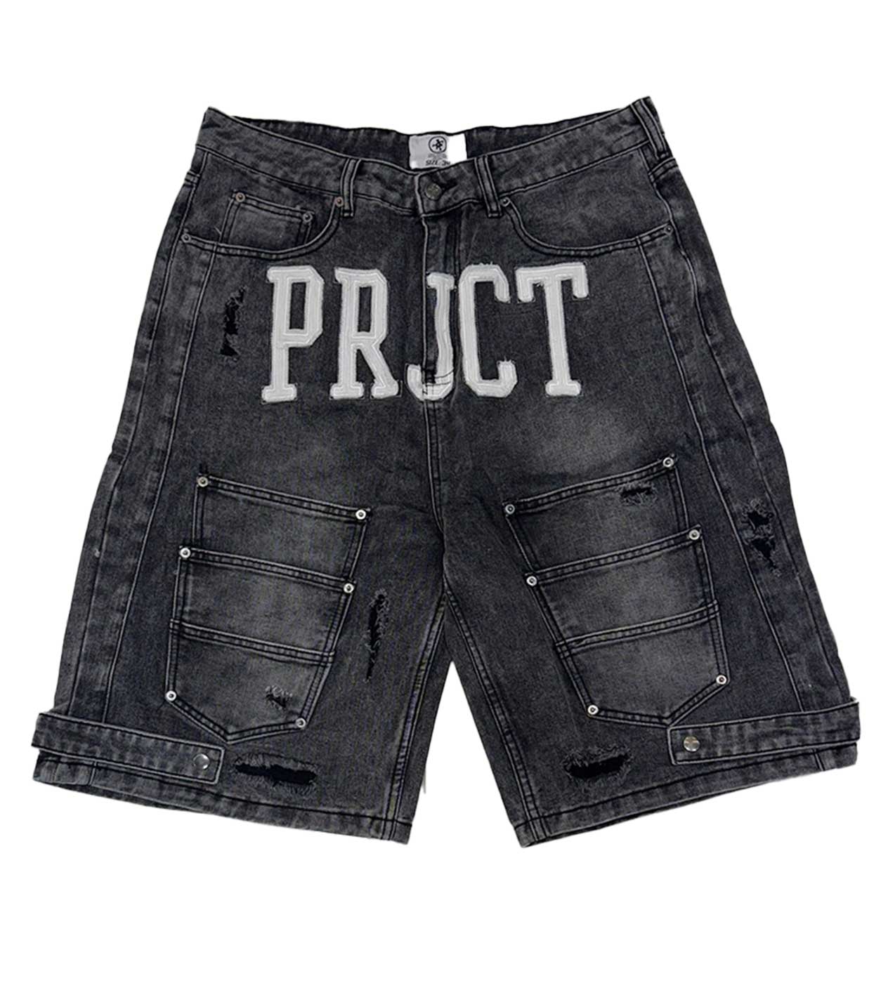 Project Capri Triple Pocket Jorts Black – Restock AR