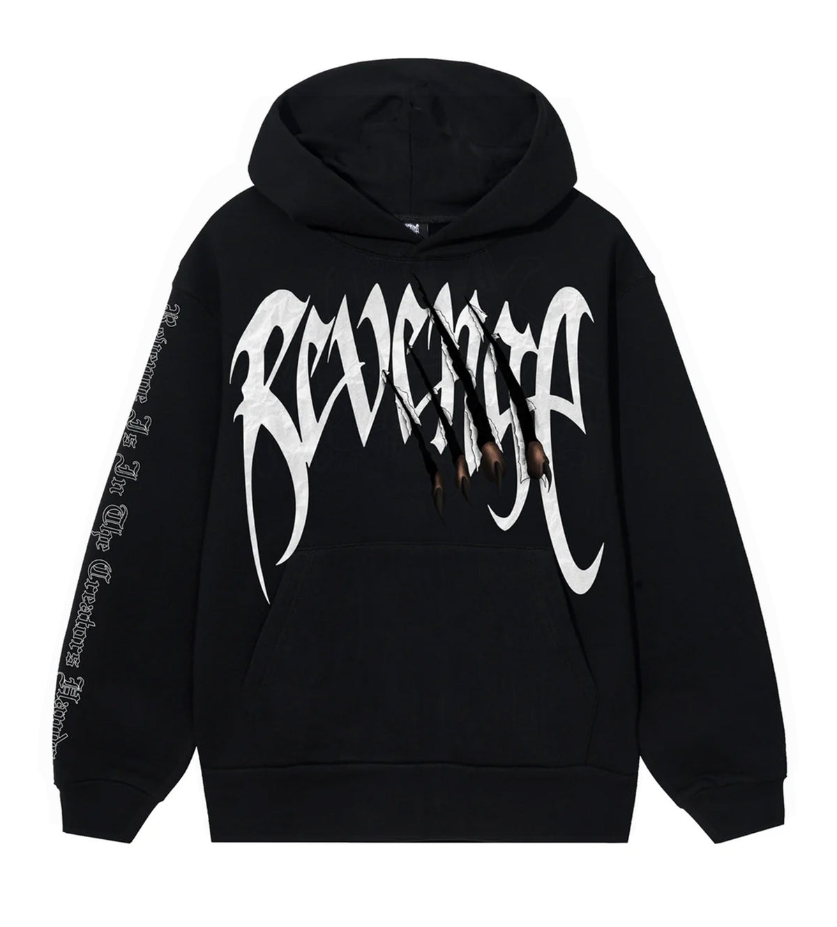 Revenge Angel Arch Logo Hoodie Black – Restock AR