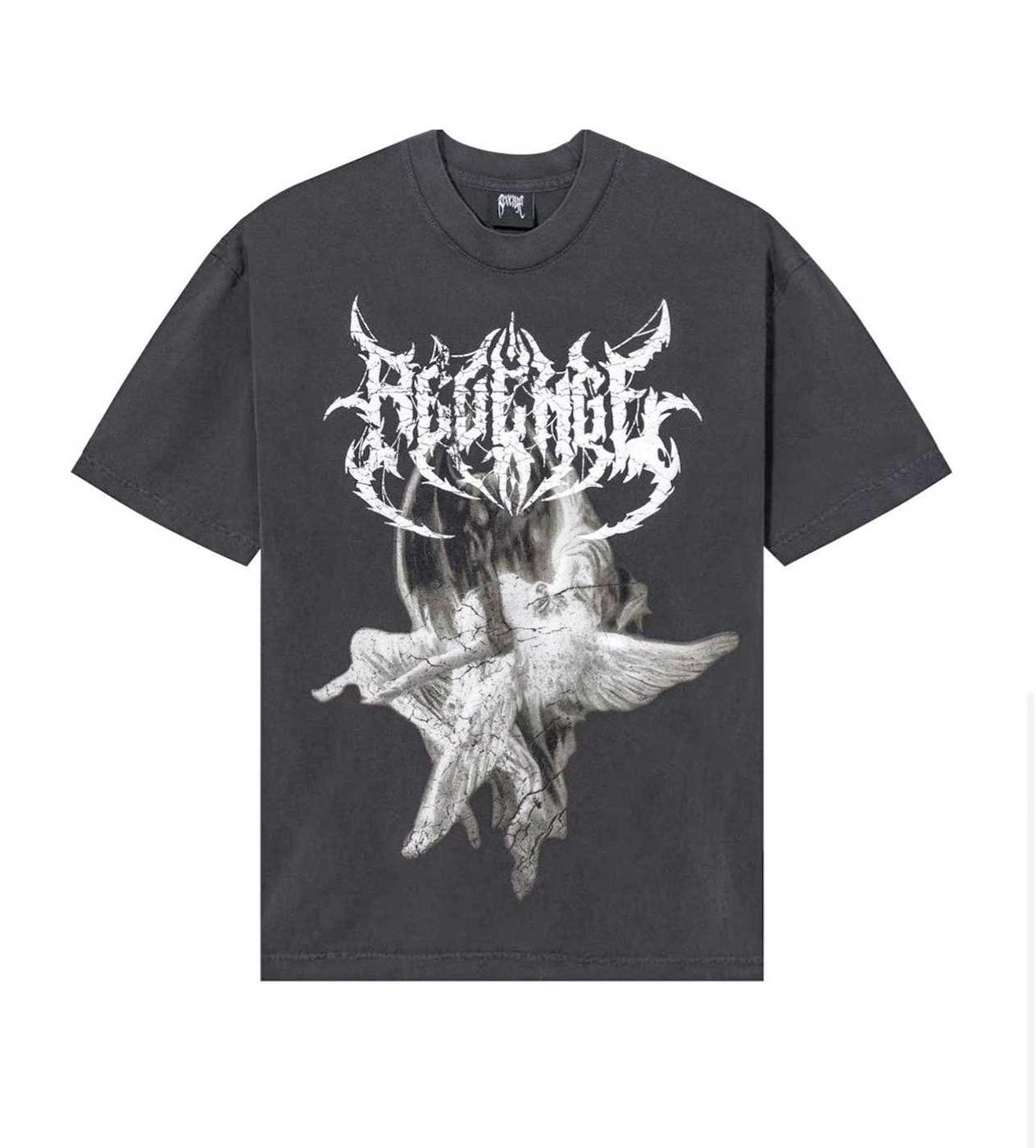 Revenge Fallen Angel Tee Vintage Black | Restock AR