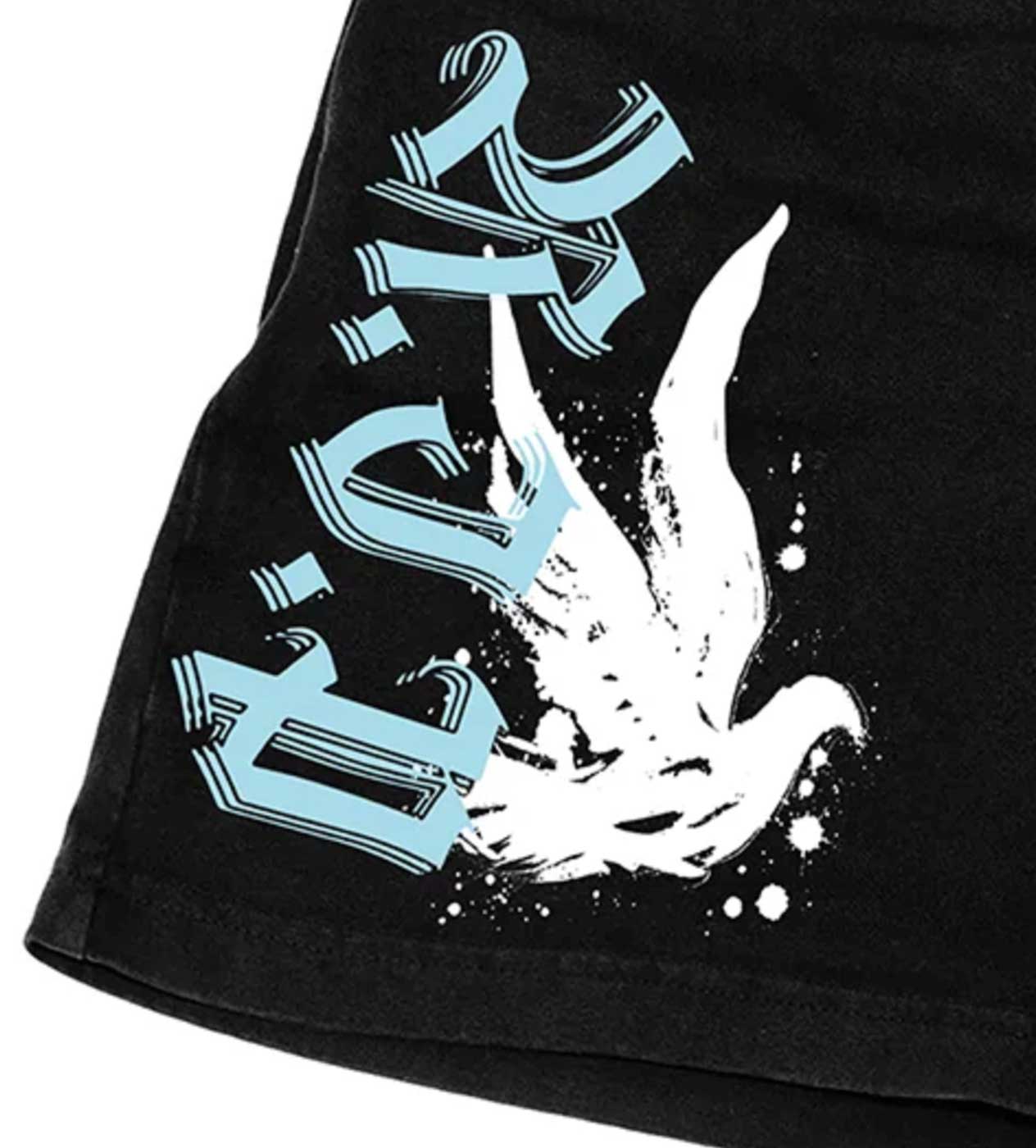 Revenge Graffiti Dove Shorts Black | Restock AR