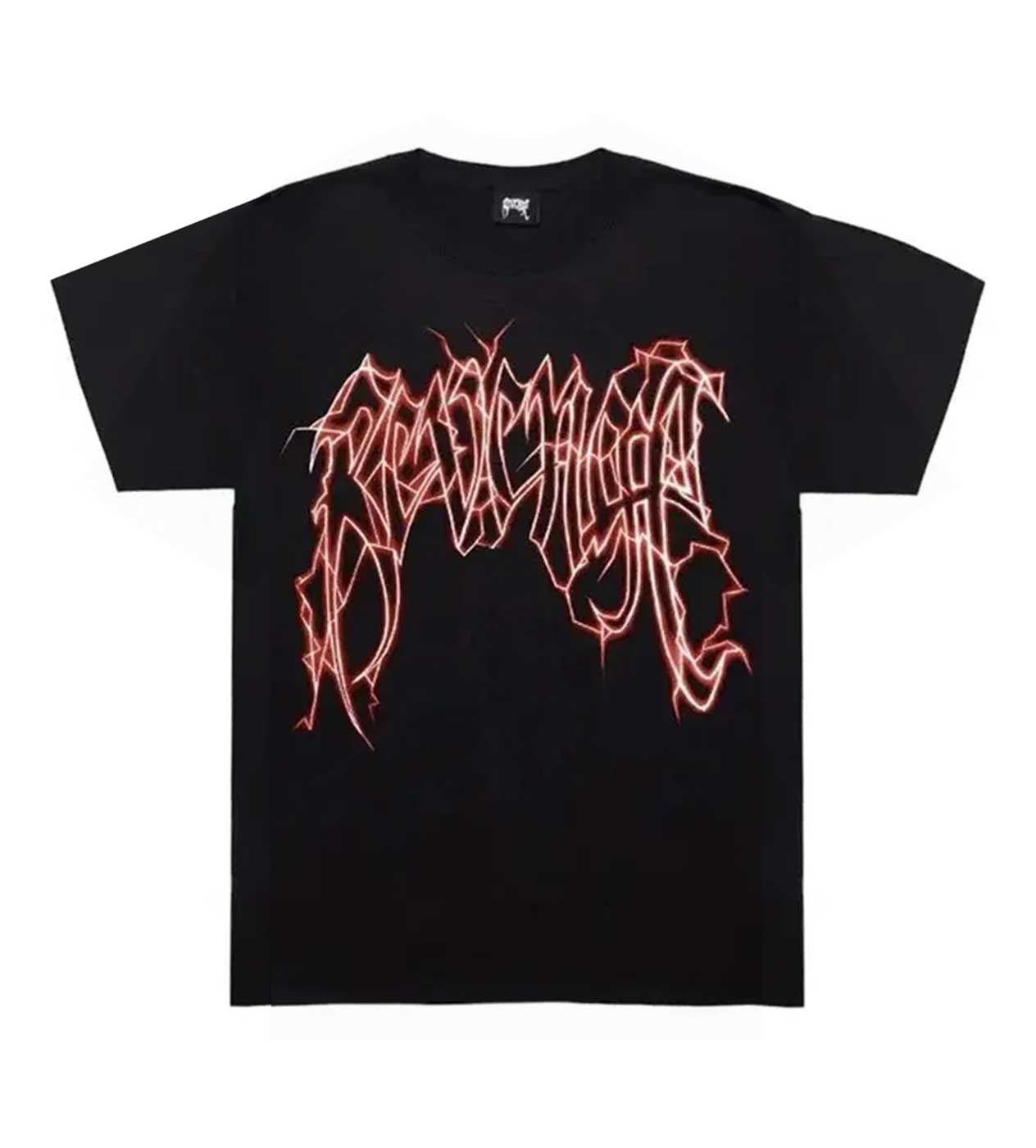 Revenge Lightning Arch Logo Tee Black/Red – Restock AR