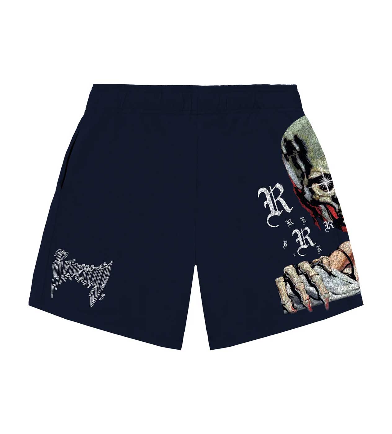 Revenge Graffiti Dove Shorts Black | Restock AR