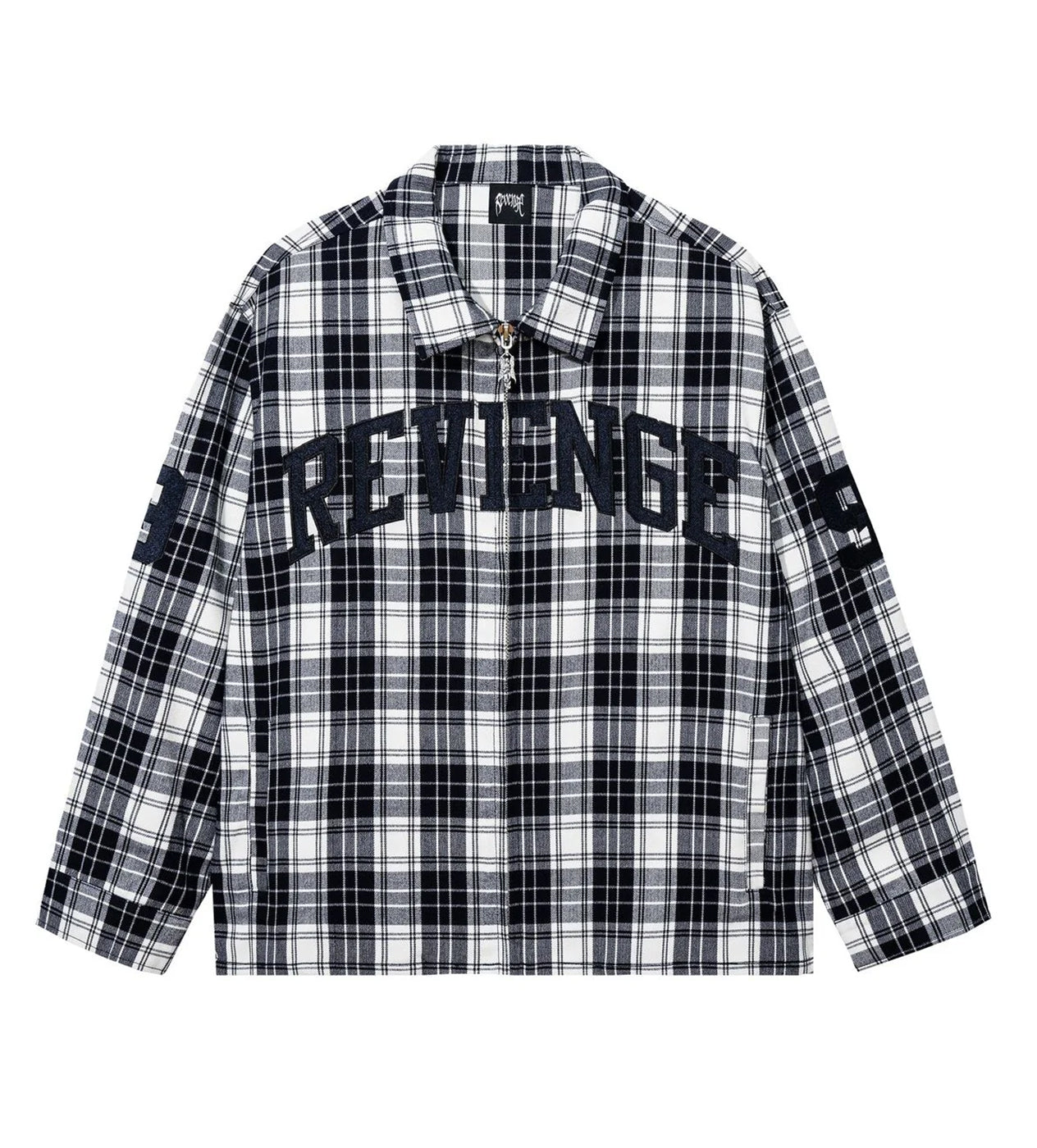 Revenge Valkyrie Embroidered Flannel Navy – Restock AR