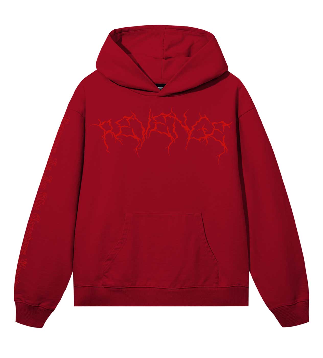 Revenge Xxxtentacion Lightning Hearbreak Hoodie Red/Red – Restock AR