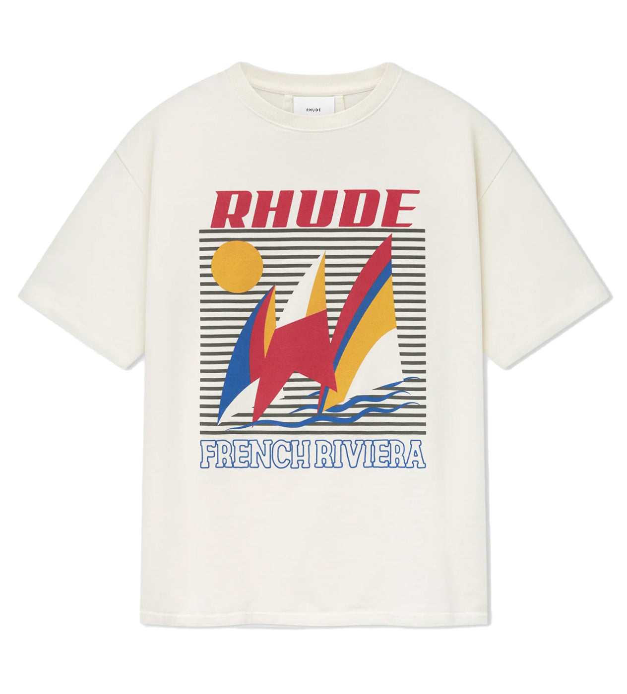 Rhude Poster Tee Cream – Restock AR