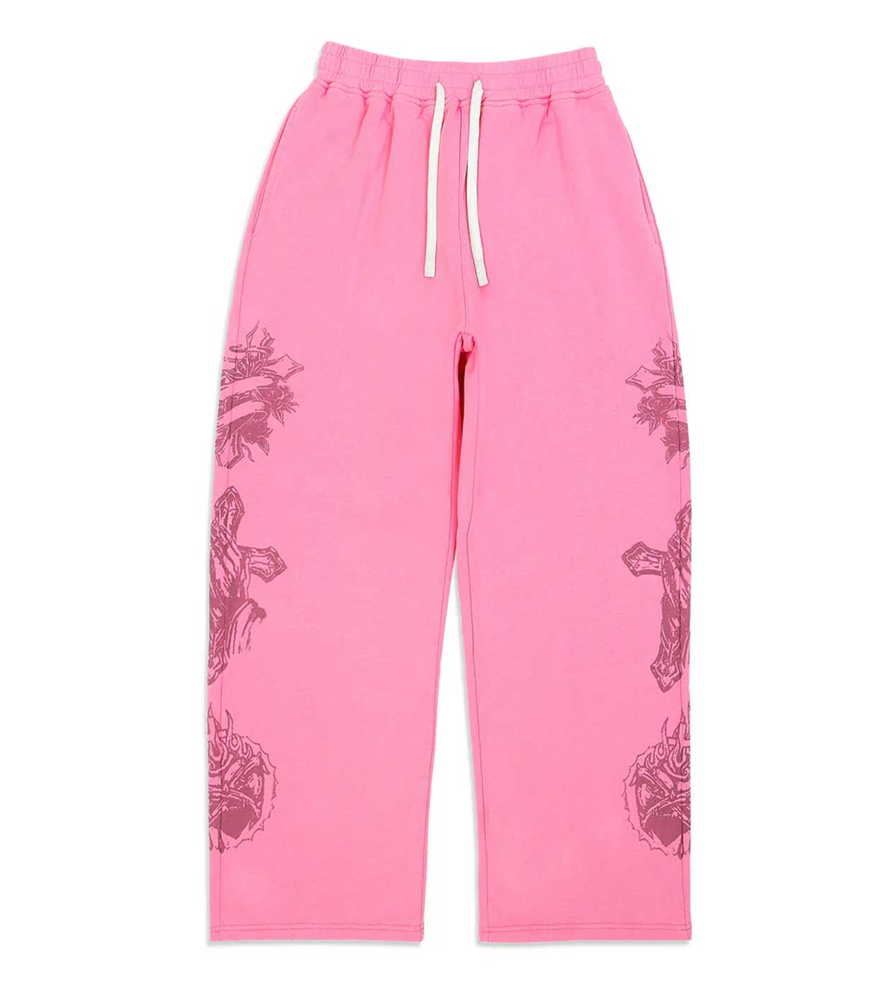Righteous Tattoo Sweatpants Pink – Restock AR