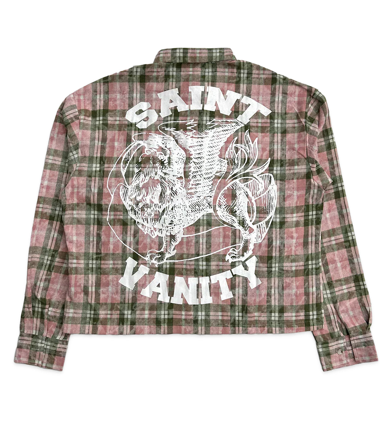 Saint Vanity Flannel Pink/Green – Restock AR