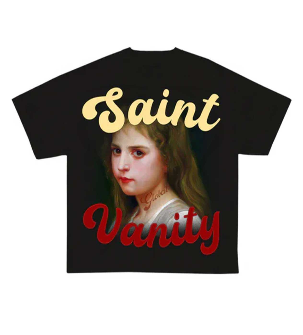 Saint Vanity Global Tee Black – Restock AR