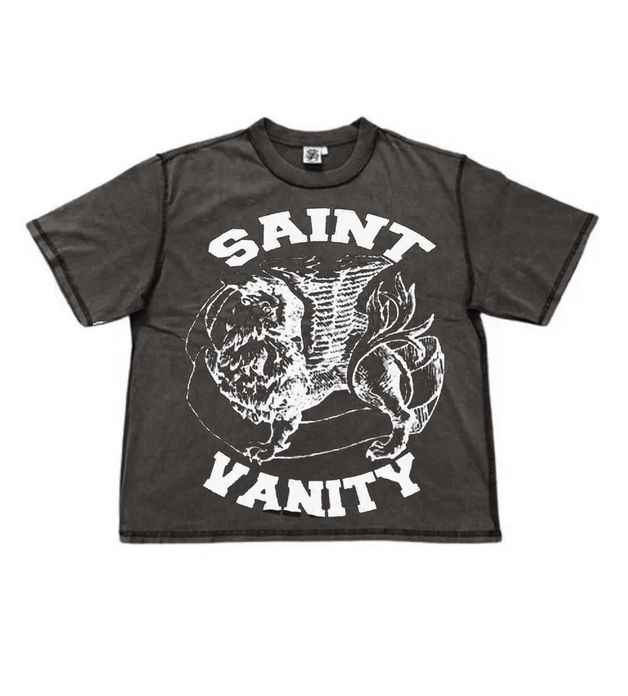 Saint Vanity Griffin Tee Grey – Restock AR