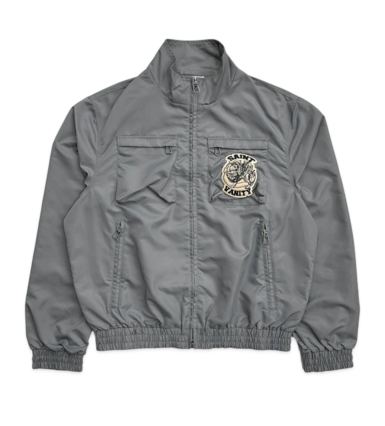 Saint Vanity Nylon Cargo Jacket Grey – Restock AR